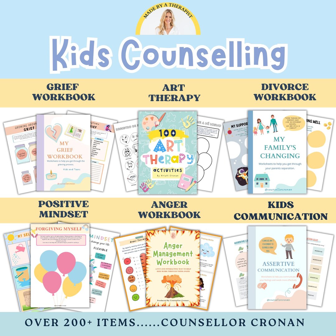 Kids Counselling Essentials Kit. Positive Mindset, Kids Life Skills ...