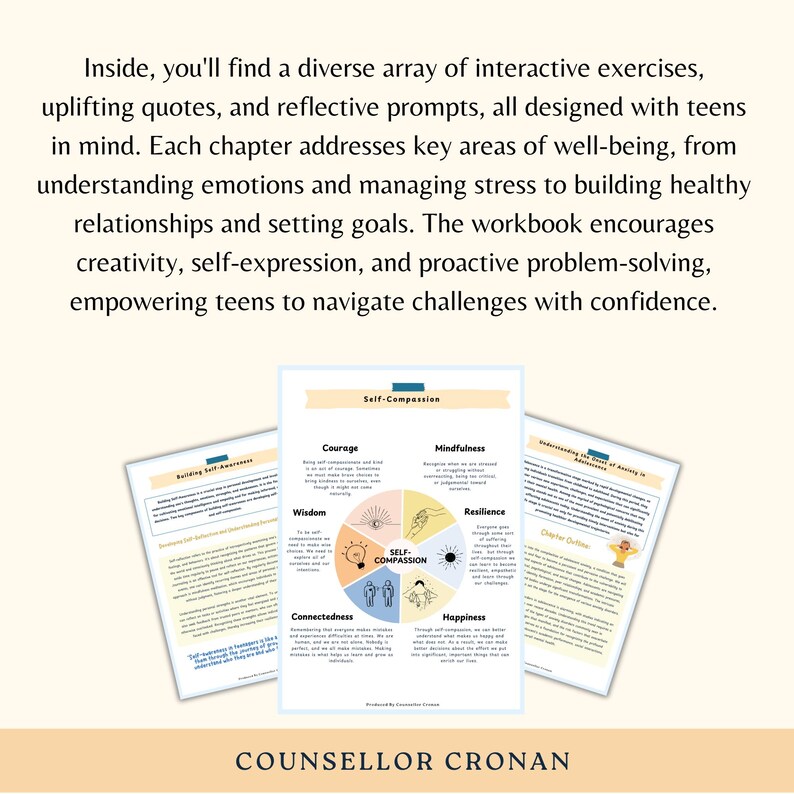 Teen Mental Health Workbook, Social Emotional Learning, Anxiety ...
