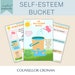 The Self Esteem Bucket Self Worth Self Love Confidence Activity for ...