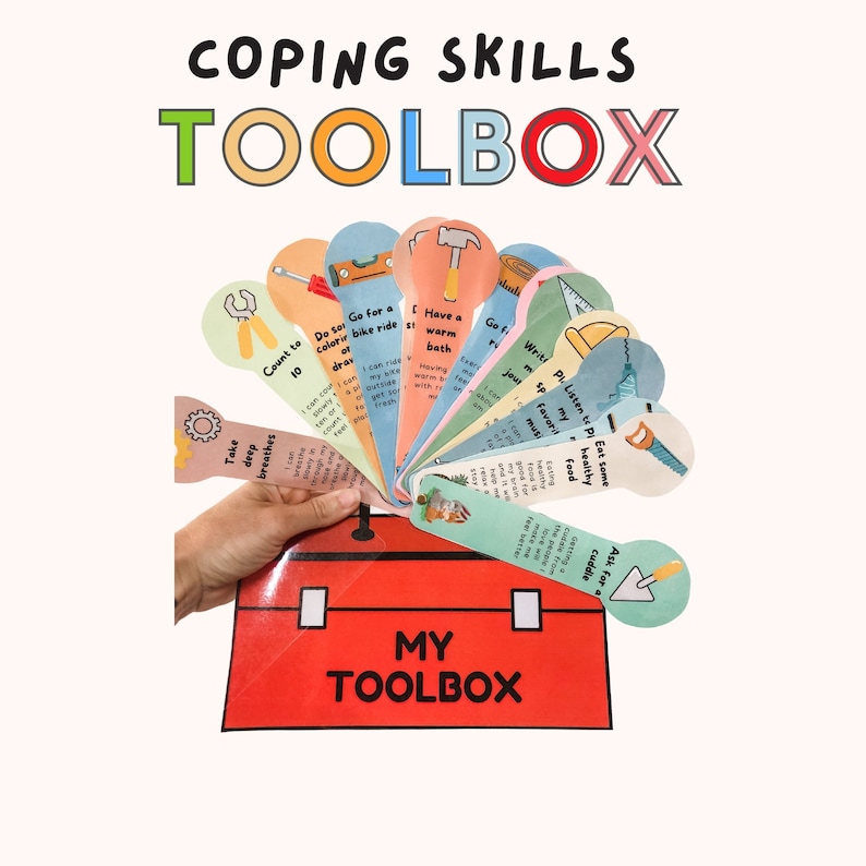 Coping Skills Tool Box Feelings Poster Calming Down Corner - Etsy