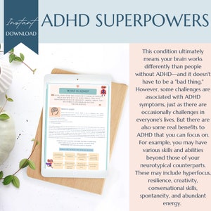 ADHD Superpower Strength Cards, Executive Functioning, ADHD Coping ...