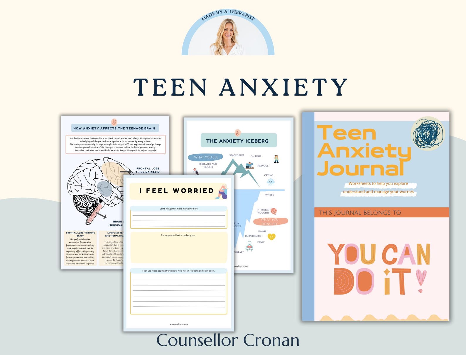 Teen Mental Health Mega Bundle, Therapy Worksheets, Healing Journey ...