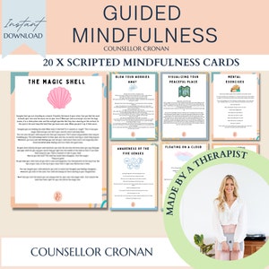 Acceptance Therapy Worksheet and Cards Bundle, Acceptance Commitment ...