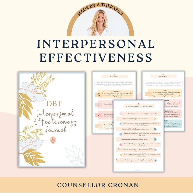 DBT Therapy Bundle, DBT Skills, Wise Mind, DBT Cheat Sheet, Therapy ...