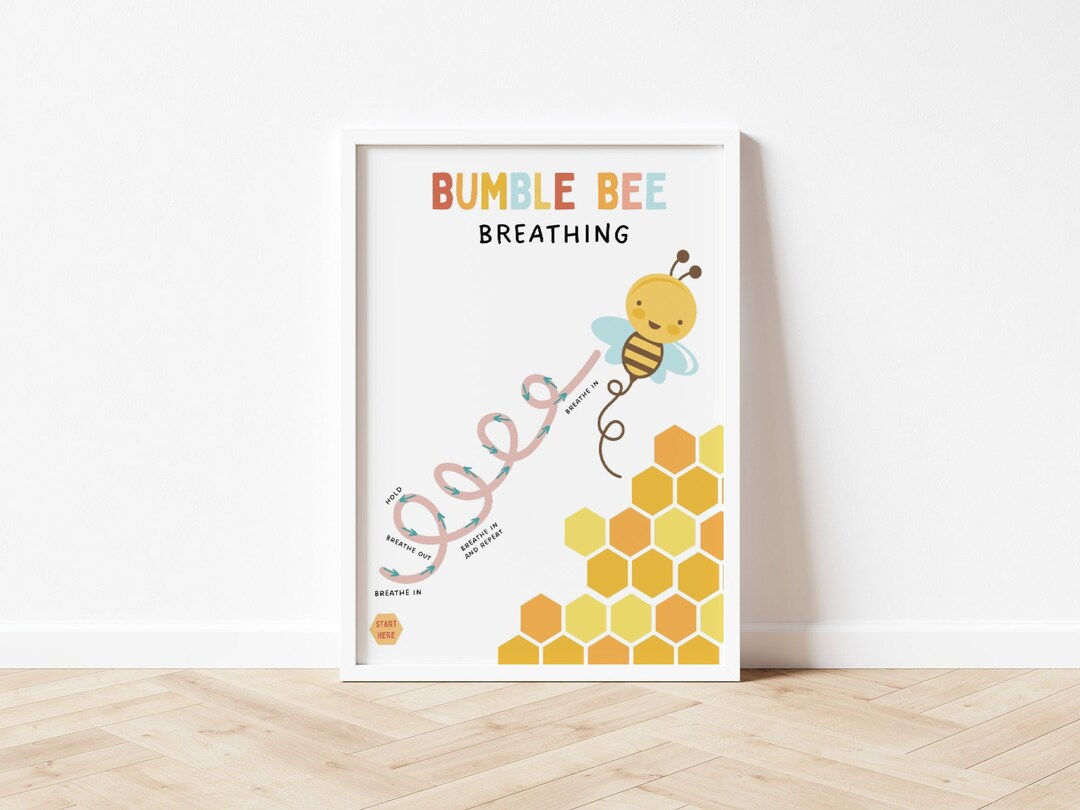 Kids Breathing Poster, Grounding Technique, Self Regulation, Star ...