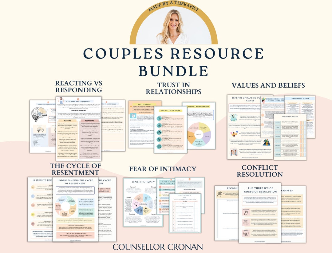 Couples Therapy Resource Bundle. Couples Counseling. Healthy ...
