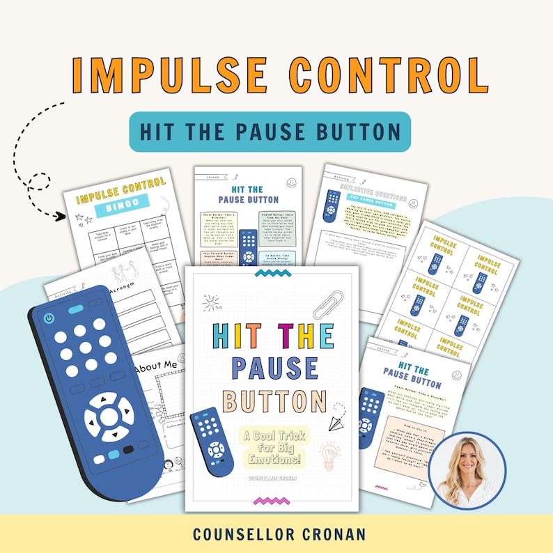 Impulse Control Workbook for Kids Aged 8-17 - Etsy Australia