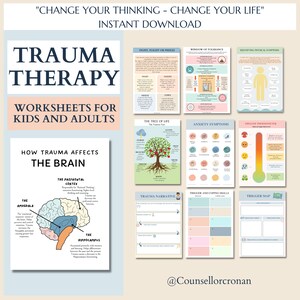 Trauma Therapy 50% off Bundle Anxiety Coping Skill Card - Etsy