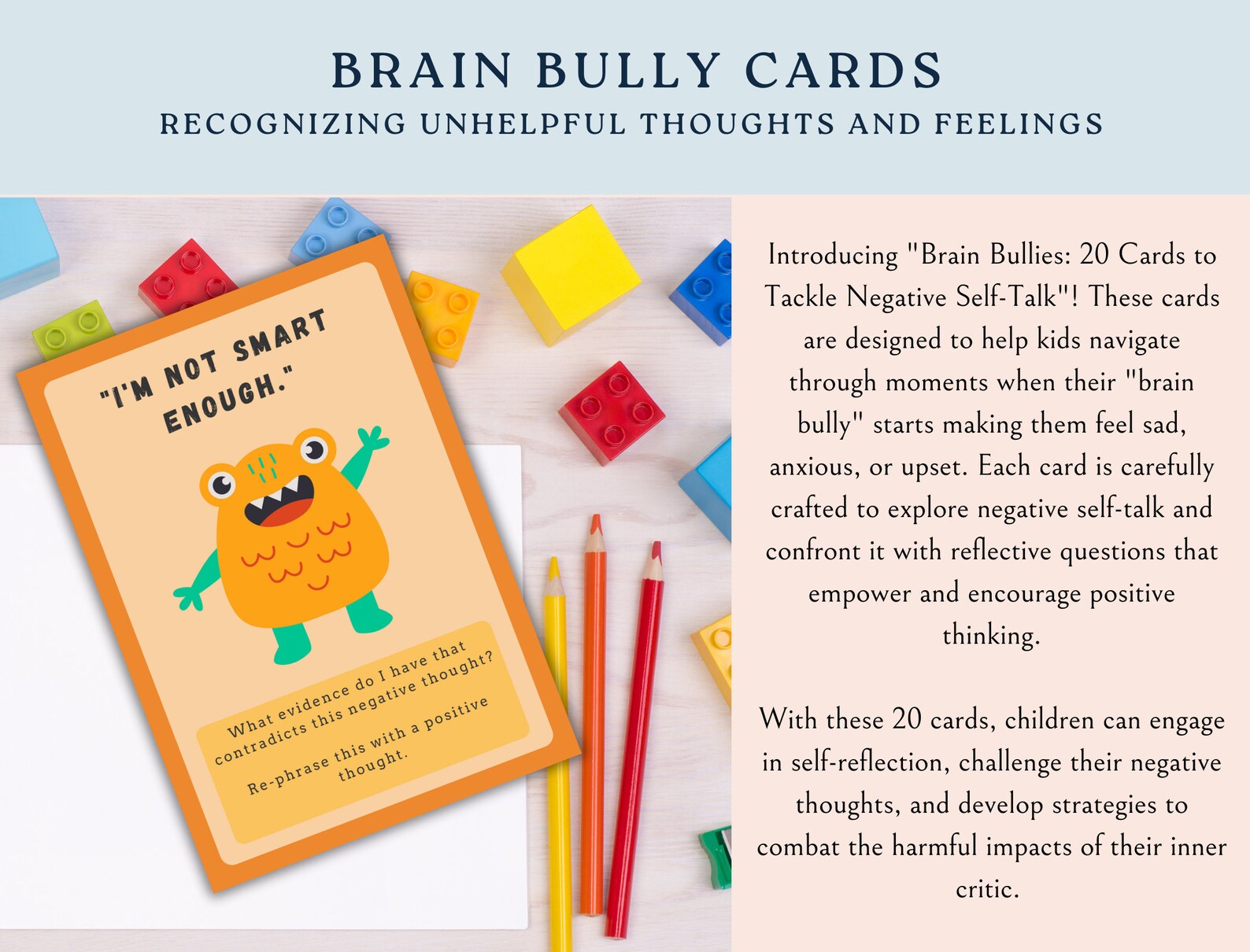 Brain Bullies, Unhelpful Thinking Styles With Reflective Questions to ...