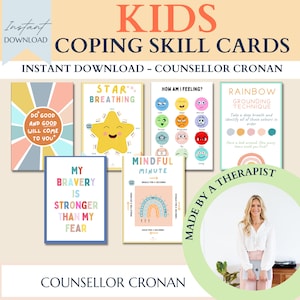 50% off Kids Anxiety Toolbox Bundle, Therapy Bundle, Calm Down ...