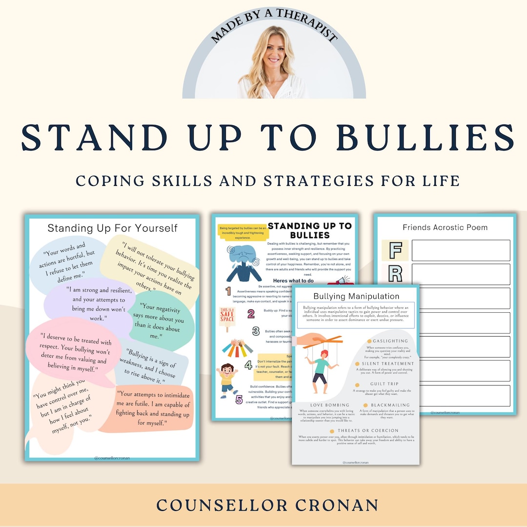 Stand up to Bullies. A Fun and Engaging Workbook for Kids. Bullying ...