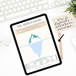 ADHD Therapy Workbook, Adhd Planner Adult, ADHD Late Diagnosis ...