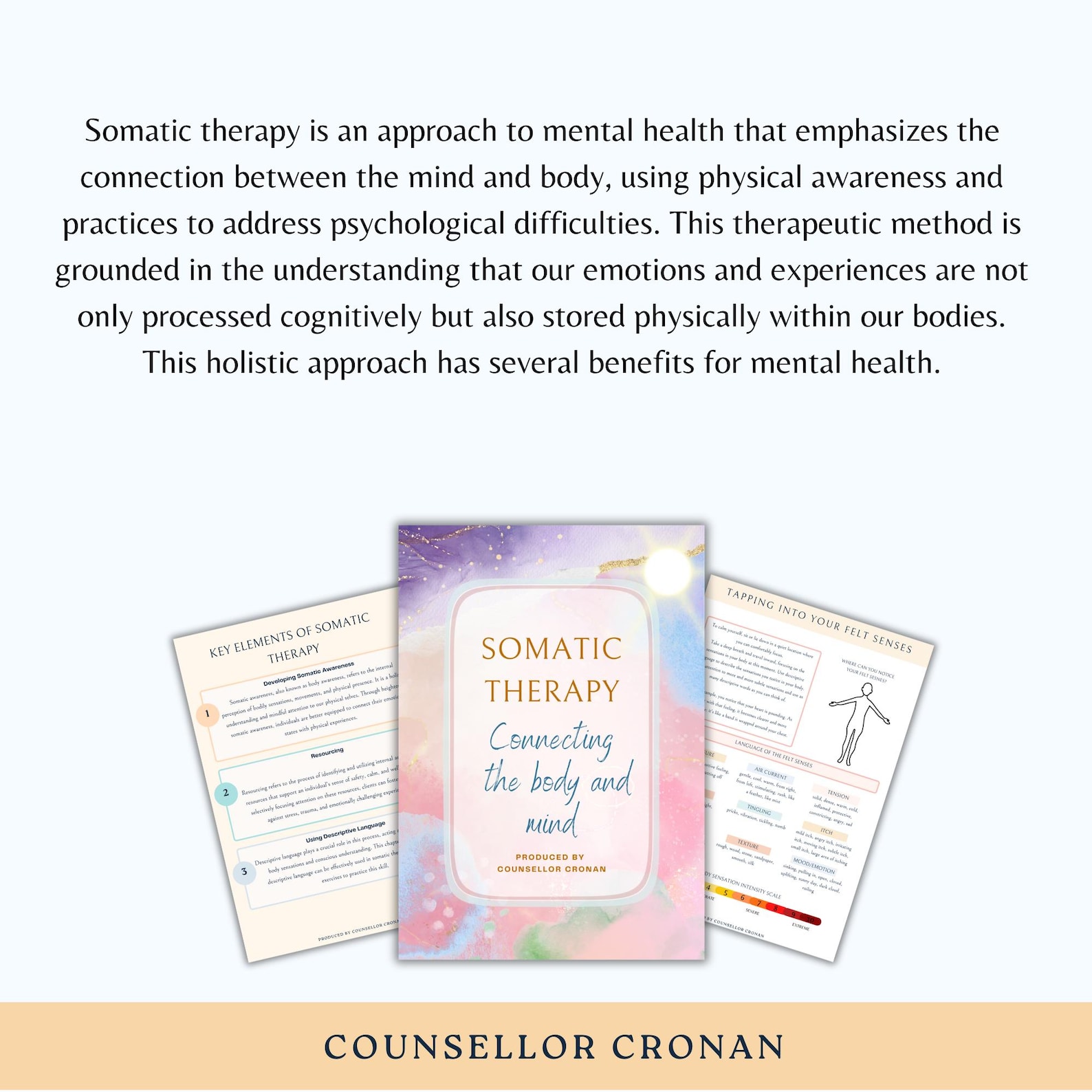 Somatic Therapy Workbook. Grounding Techniques, Somatic Experience ...