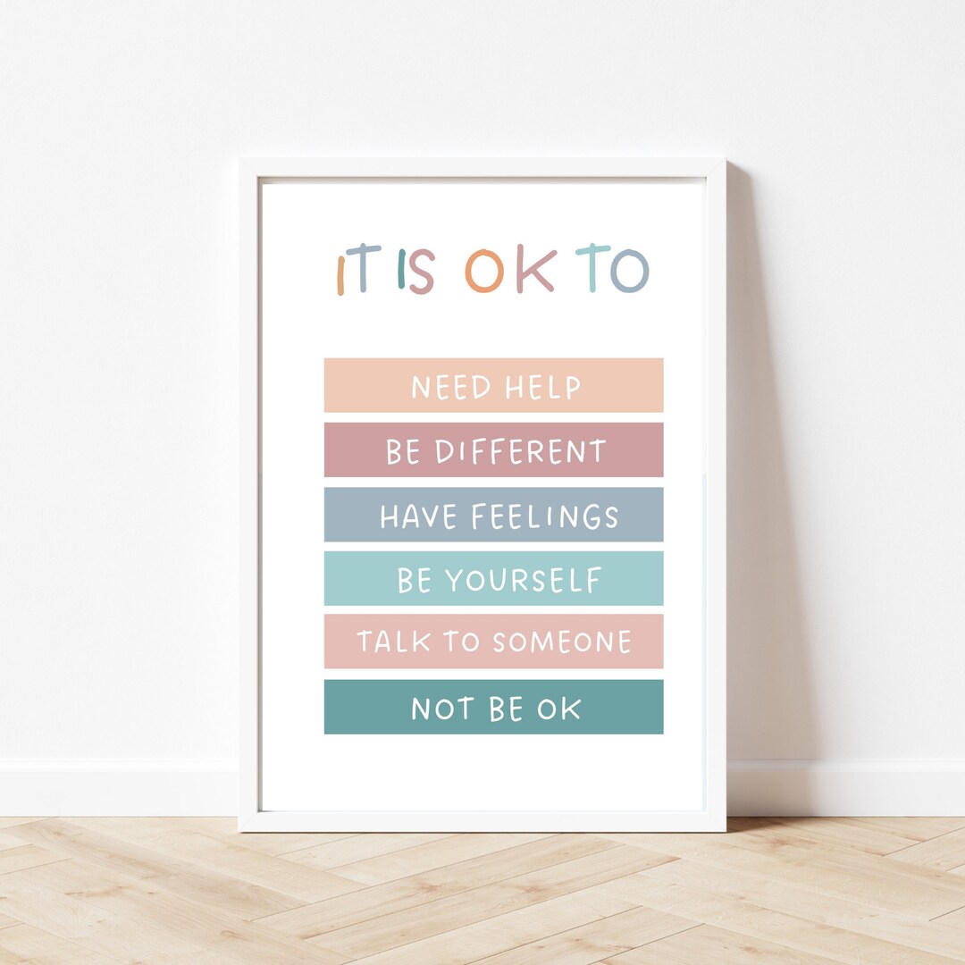 Positive Affirmations Poster, I Am Poster, Note to Self, Inspirational ...