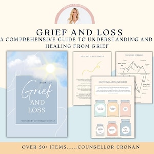 Grief and Loss Bundle. Bereavement Tools and Resources. Healing Journal ...