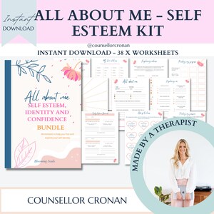 Teen Therapy Mega Worksheet Bundle, Therapy Workbook, Therapist Journal ...