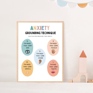 Grounding Technique, 5 Senses, Coping Skills, 5 4 3 2 1 Grounding ...