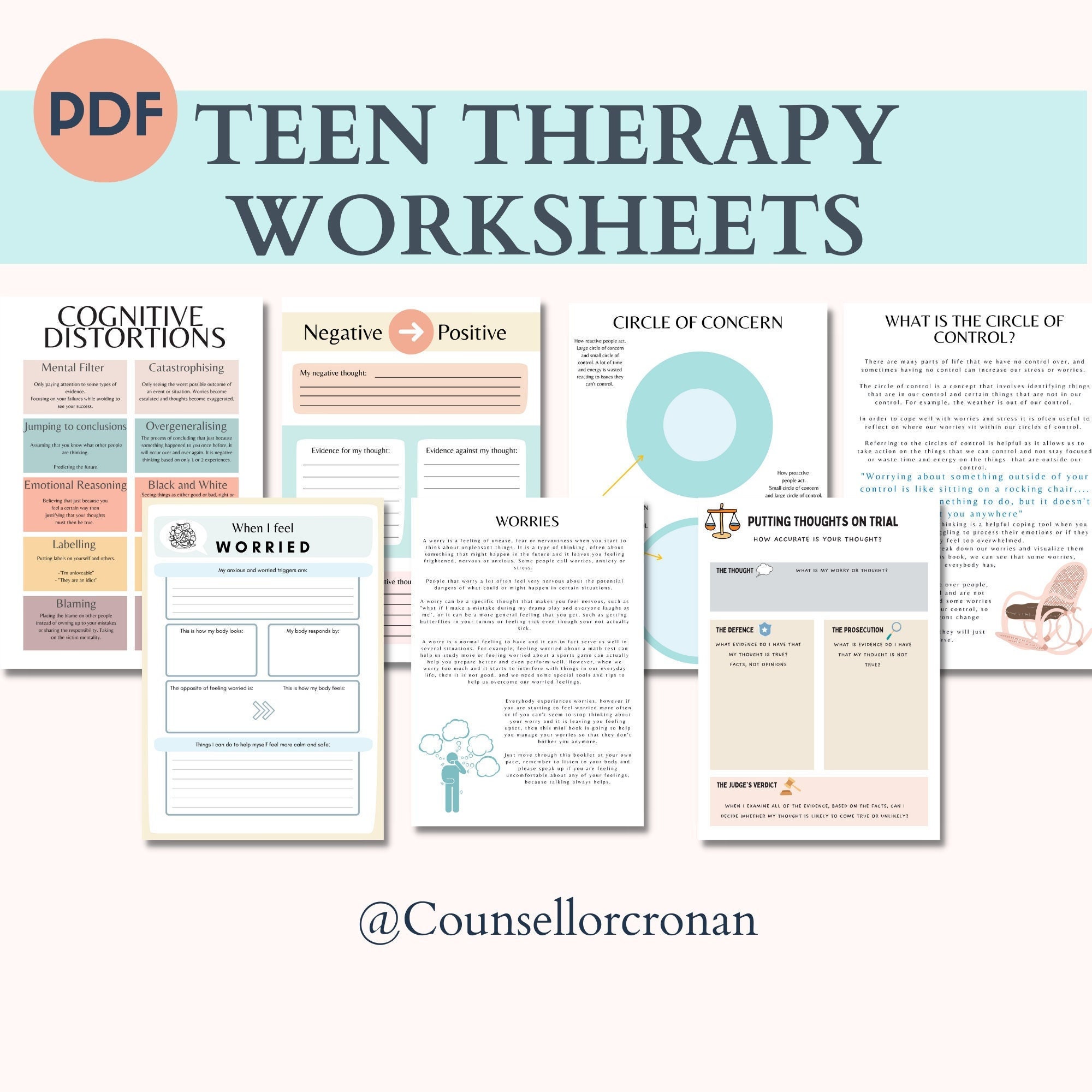 Teen Mental Health Workbook Social Emotional Learning | Etsy Australia