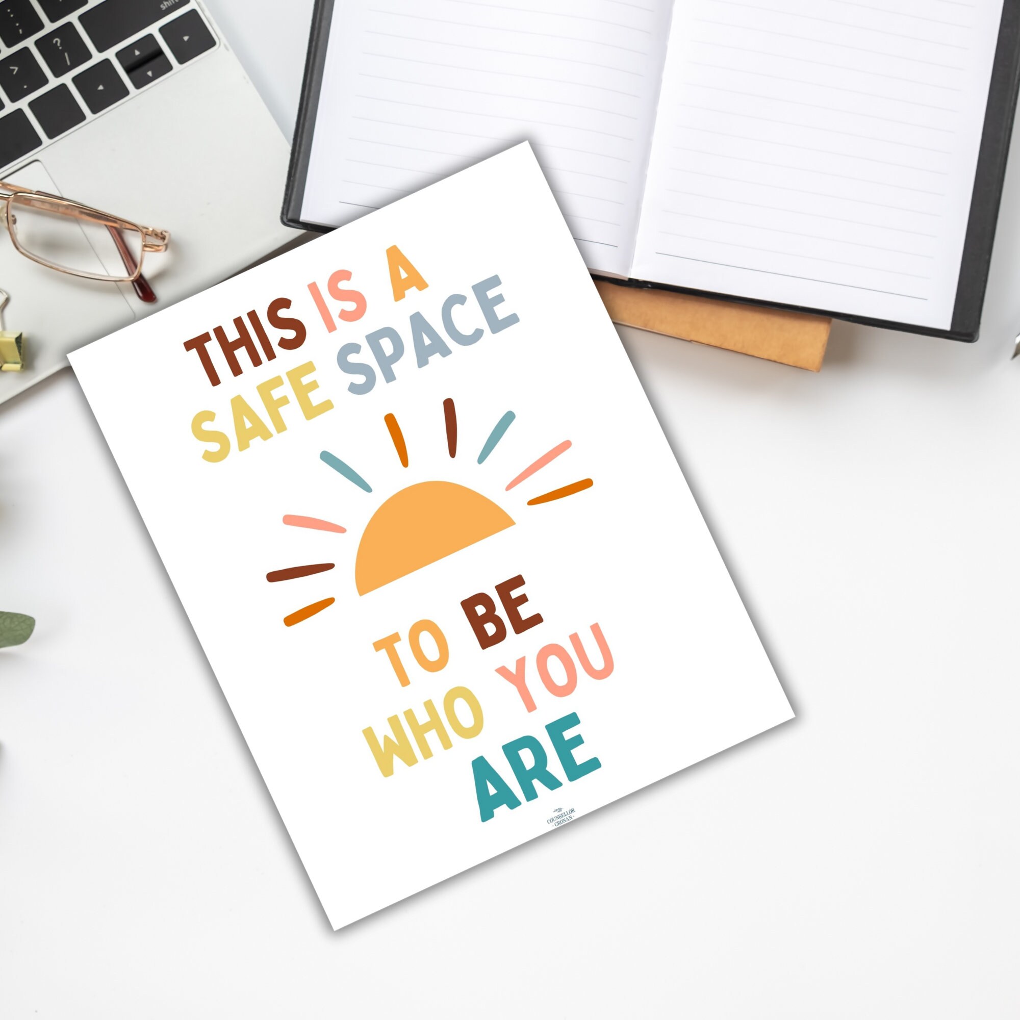 Classroom Door Sign, Feelings Poster, Rainbow Welcome Room Decor ...
