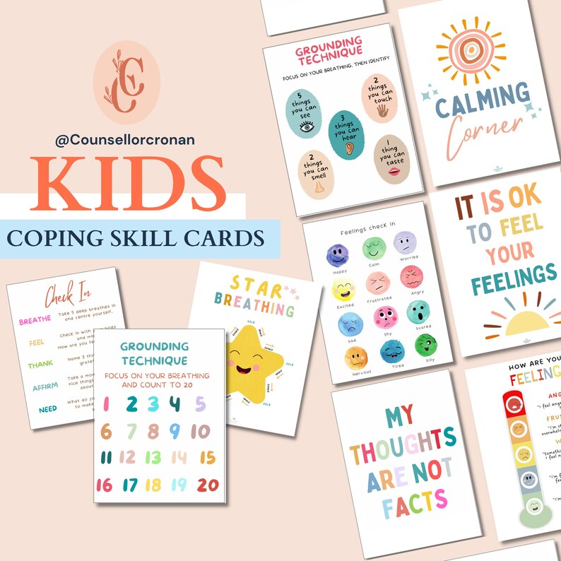 Kids Anxiety Toolbox Bundle Coping Skillstoddler Mindfulness - Etsy
