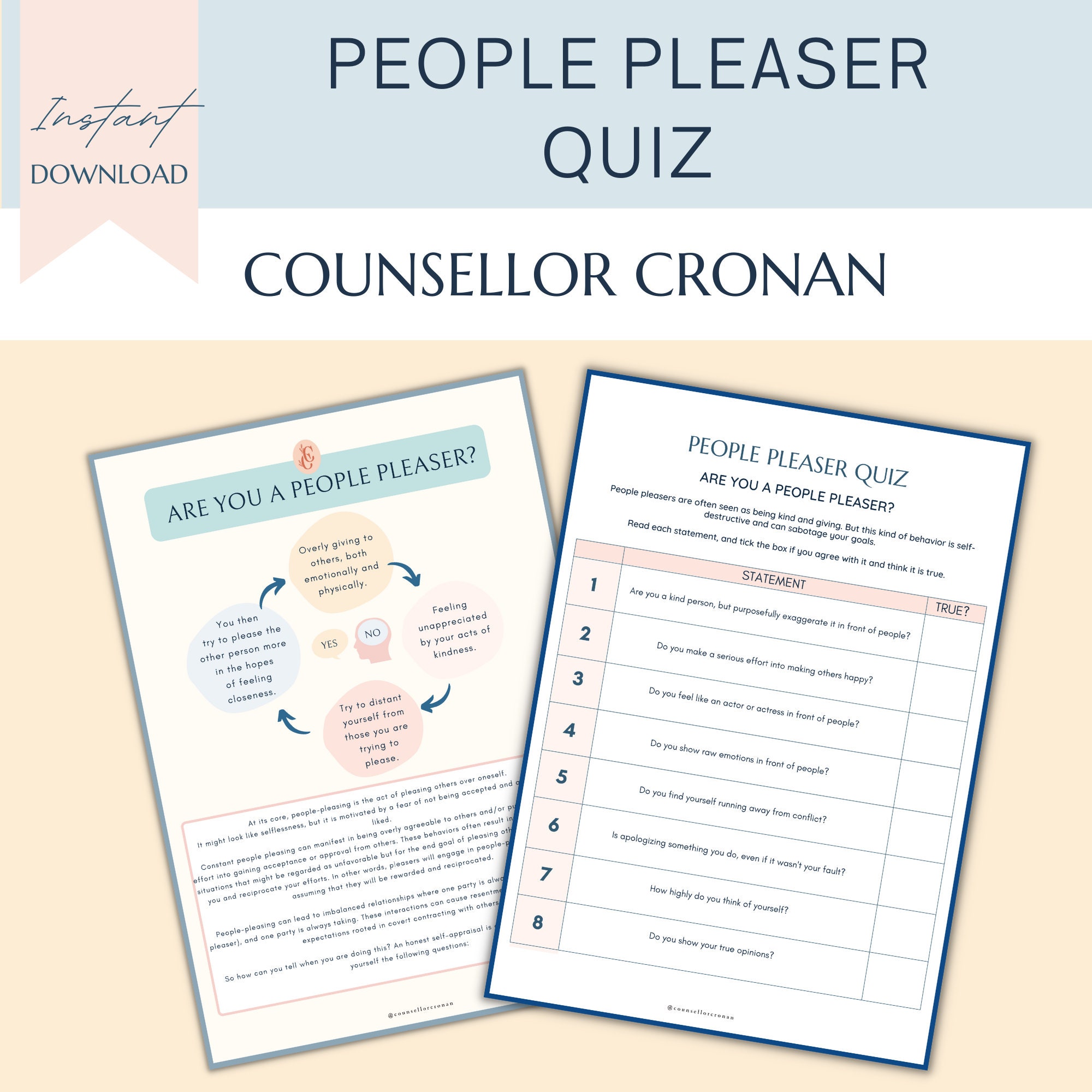 People Pleaser Quiz, People Pleasing, Perfectionist, Inner Child, Teen ...
