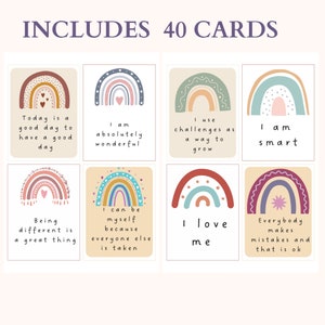 Positive Affirmation Cards Therapy Office Decor Calming | Etsy