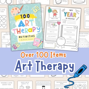 Art Therapy Worksheets for Mental Health, Self-esteem, and Confidence ...
