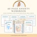 Anxiety Coping Skills Mega Bundle, Therapy Worksheets, Anxiety Cards ...