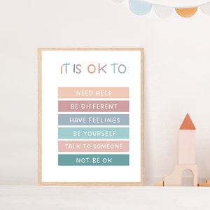 Positive Affirmations Poster, I Am Poster, Note to Self, Inspirational ...