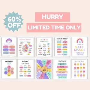 20 Rainbow Emotions Posters Educational Posters Social - Etsy