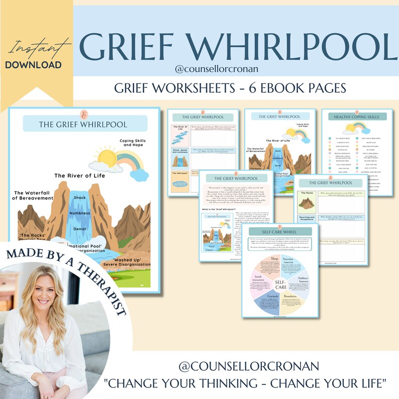 Grief and Loss 50% off Bundle Kids Therapy Psychologist - Etsy
