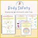 Body Safety Rules Workbook, Child Protection. Parenting Support ...