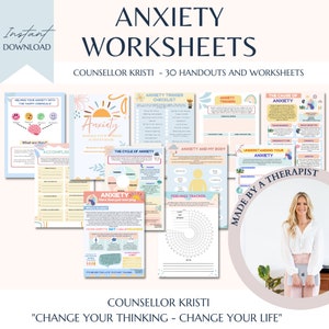 Anxiety Mega Bundle Psychologist Resources Therapy - Etsy Australia