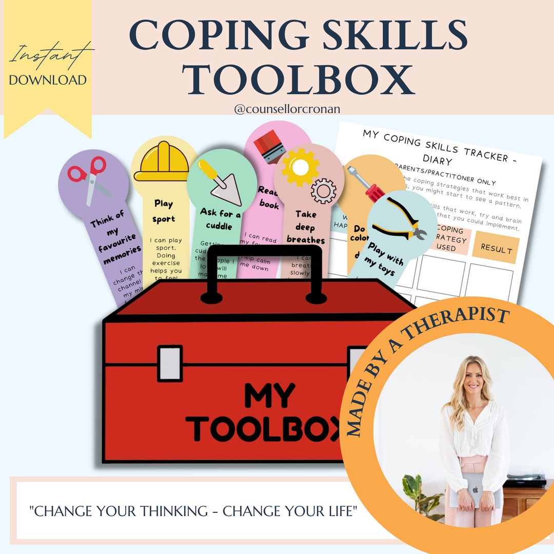 Coping Skills Tool Box Feelings Poster Calming Down Corner - Etsy