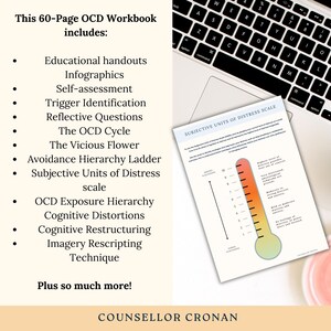 Obsessive Compulsive Disorder OCD Workbook, Intrusive Thoughts ...