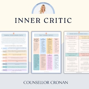 Self Esteem Positive Mindset Mega Bundle, Therapy Worksheets ...