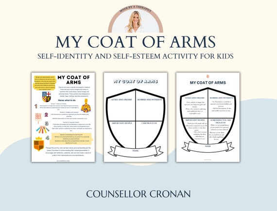 Coat Of Arms Template Worksheets