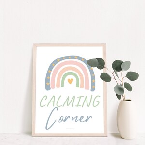 Set of 3 Calming Corner Posters, Calm Down Corner Posters, Social ...