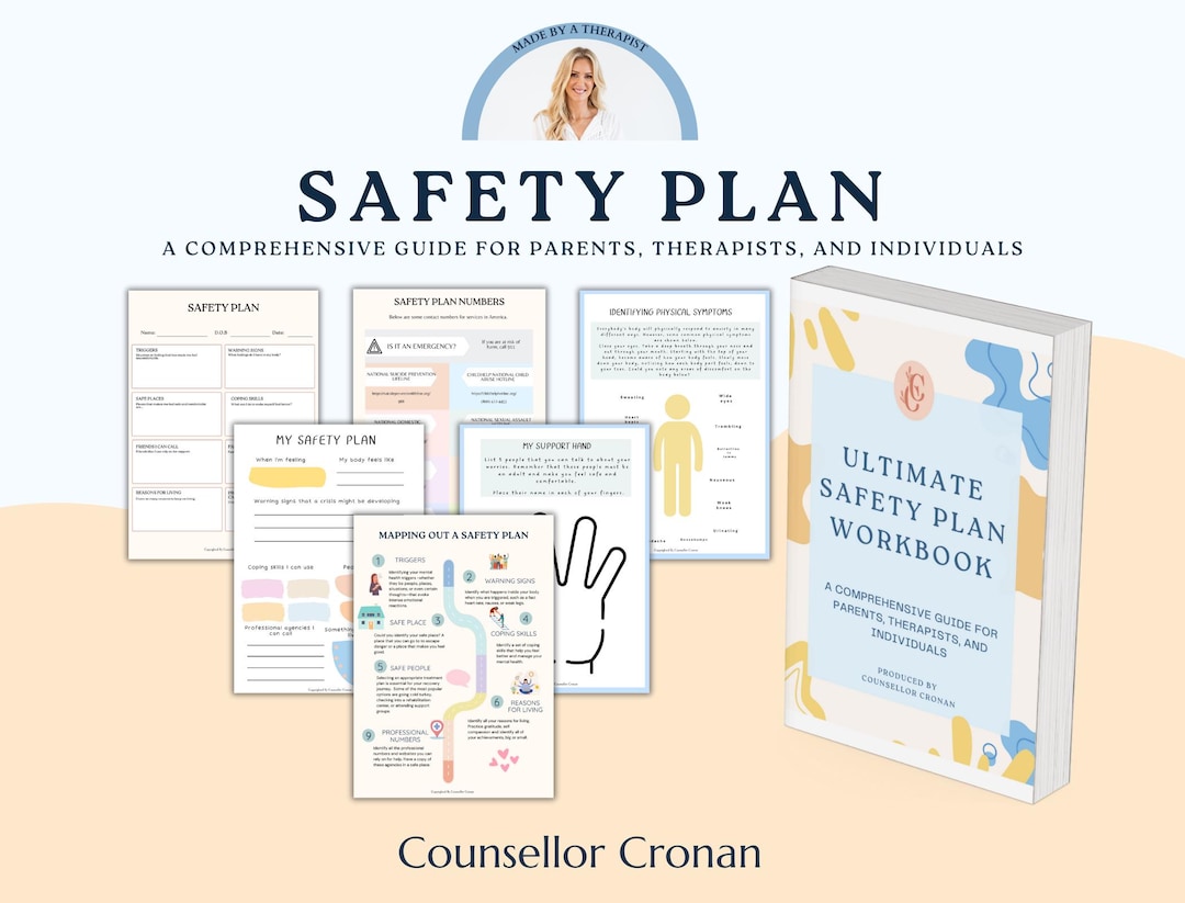 Crisis Safety Plan, Therapy Resources, Therapy Office Decor, School ...