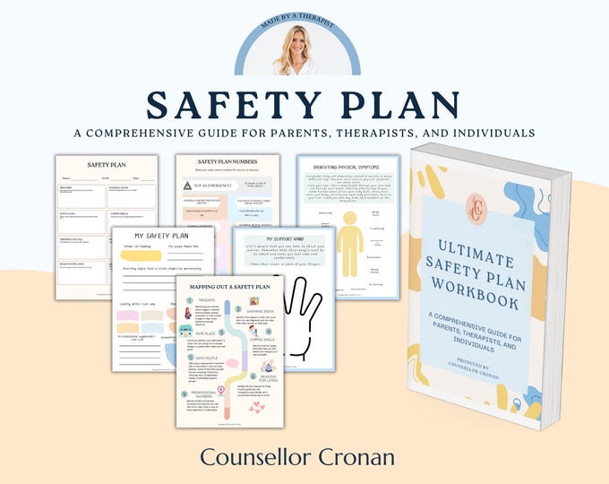 Digital Download Safety Plan for Kids and Teens Mental Health Crisis ...