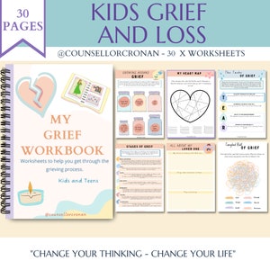 Grief and Loss 50% off Bundle Kids Therapy Psychologist - Etsy