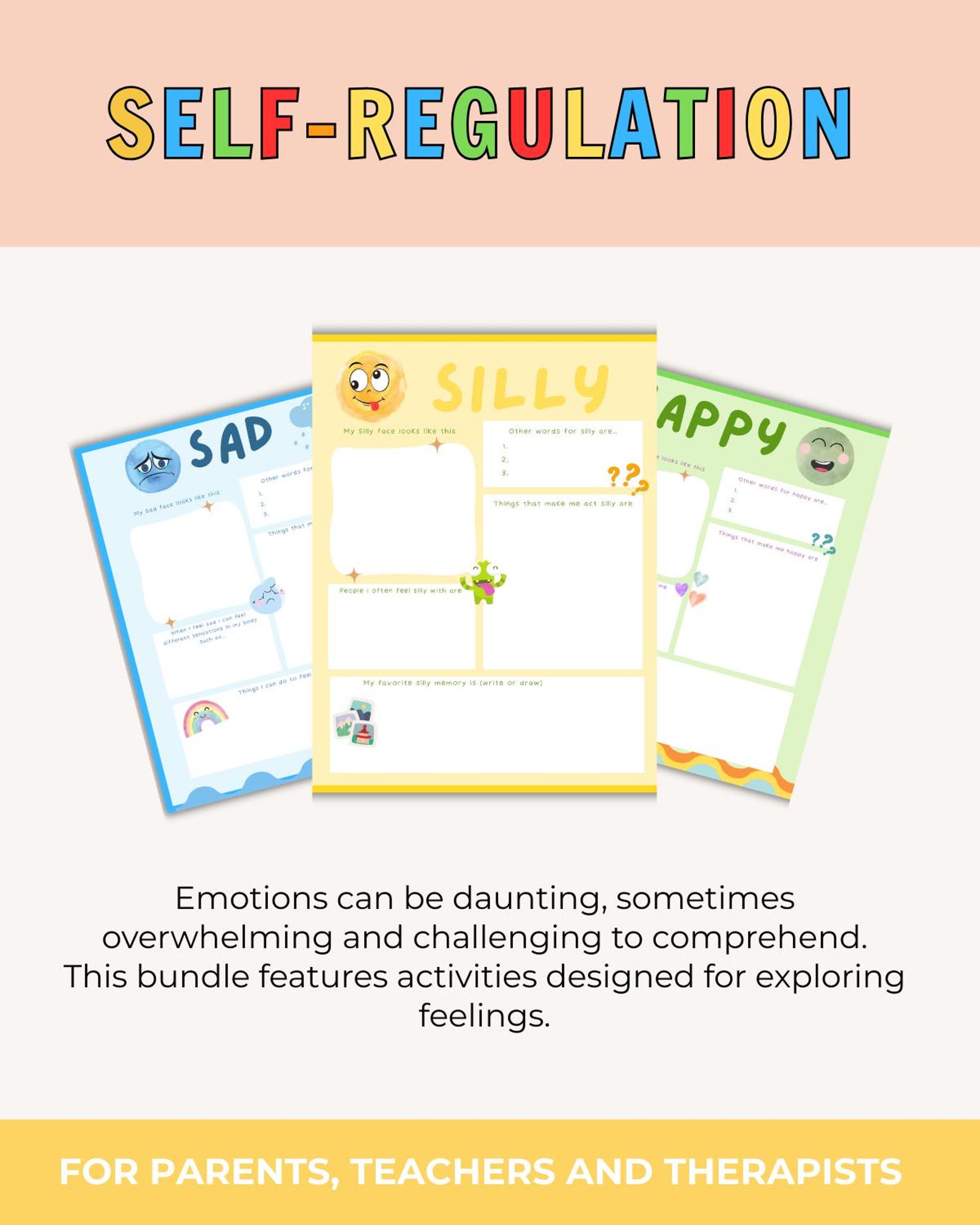 Self-regulation Child Feelings. Emotional Regulation, Coping Skills ...