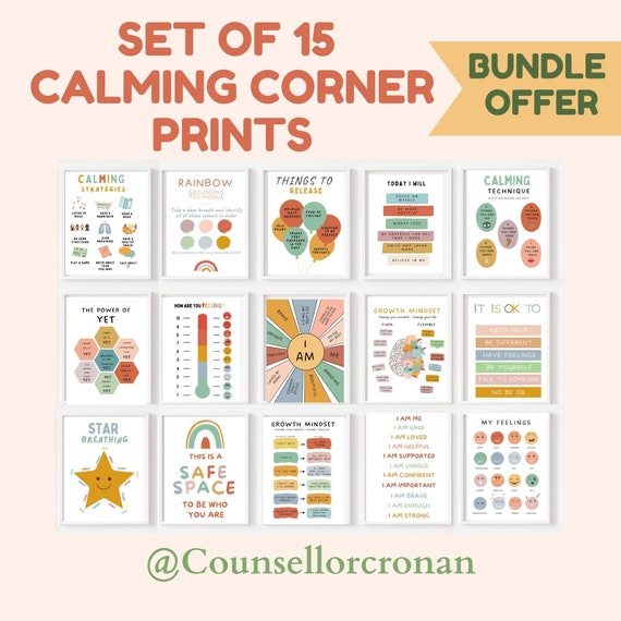 15 Educational Wall Art Printable for Set Kids Classroom - Etsy