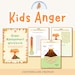 Anger Fuse Worksheets, Anger Triggers, Kids Feelings, Teen Mental ...