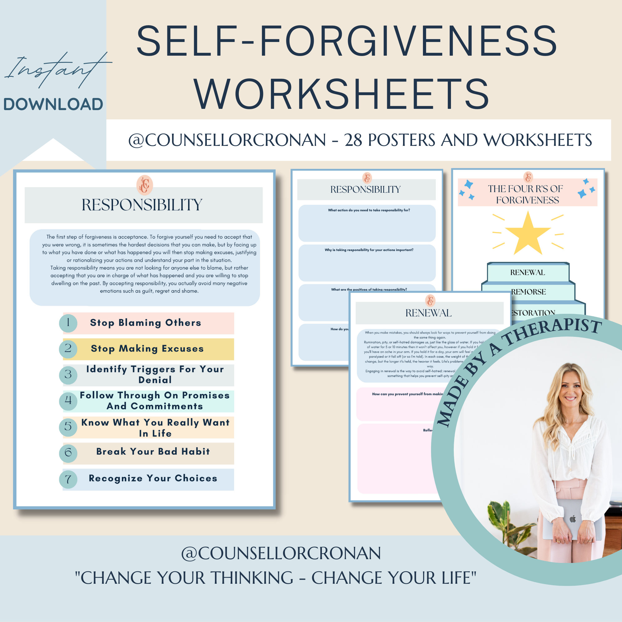 Self Worth Worksheet and Cards Bundle Self Esteem - Etsy Australia