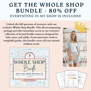 Trauma Therapy 50% off Bundle, Anxiety Coping Skill Card, Therapy ...