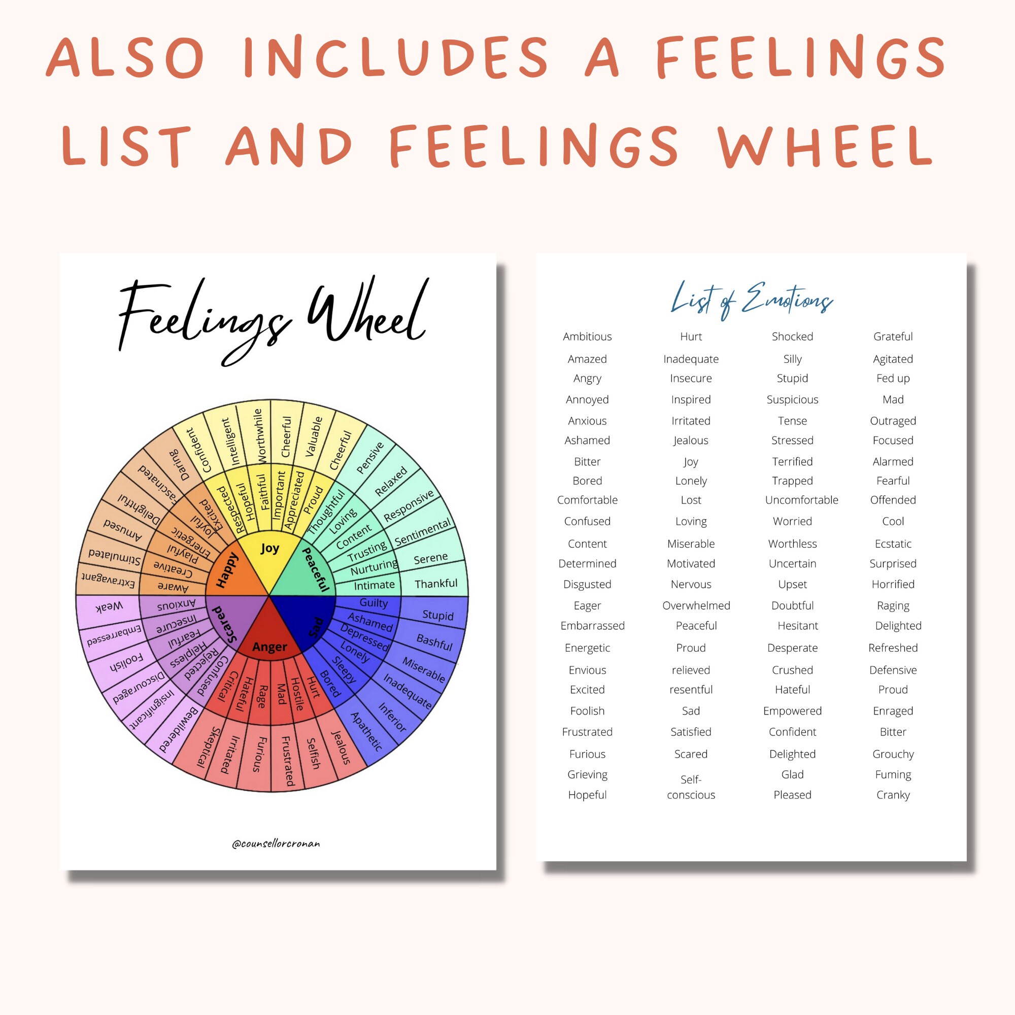 Feelings Word Search Worksheets Kids Feelings Calming Down - Etsy Canada