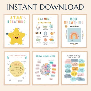 Set of 15 Counseling Posters, Therapy Office Decor, Psychologist Wall ...