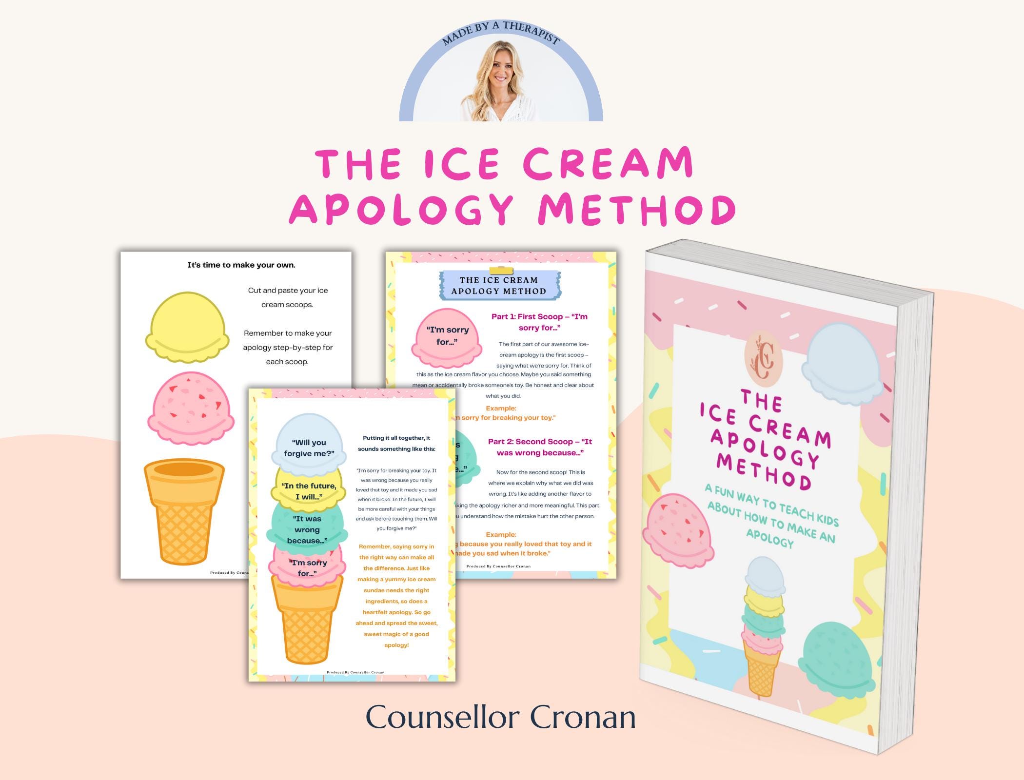 The Ice Cream Apology Method Activity for Kids and Teens. How to Make ...