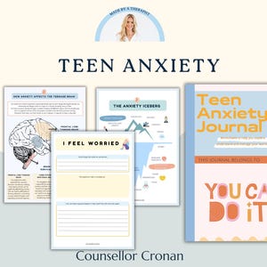 Teen Therapy Mega Worksheet Bundle, Therapy Workbook, Therapist Journal ...